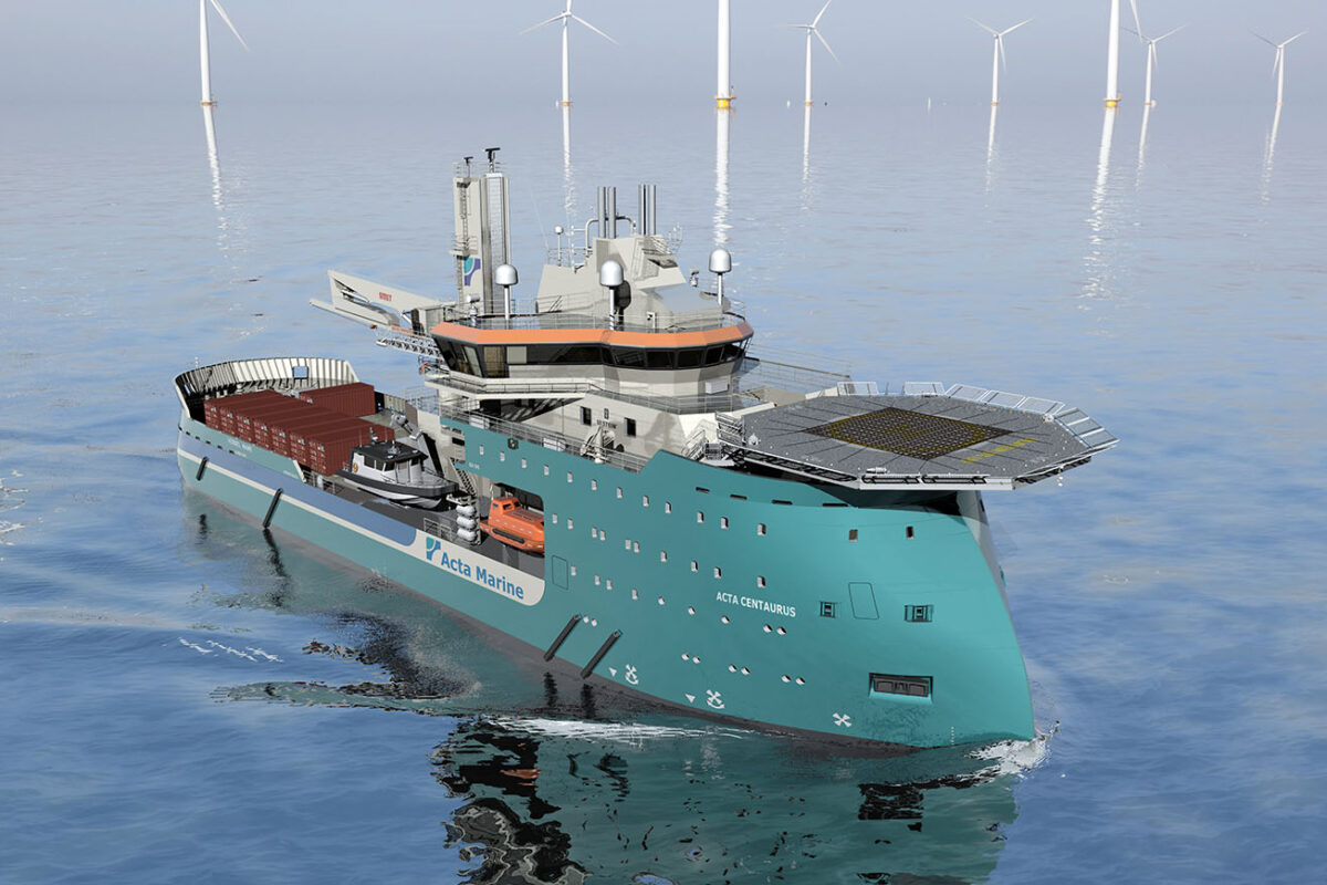 Final phase: Acta Centaurus arrived at Ulsteinvik