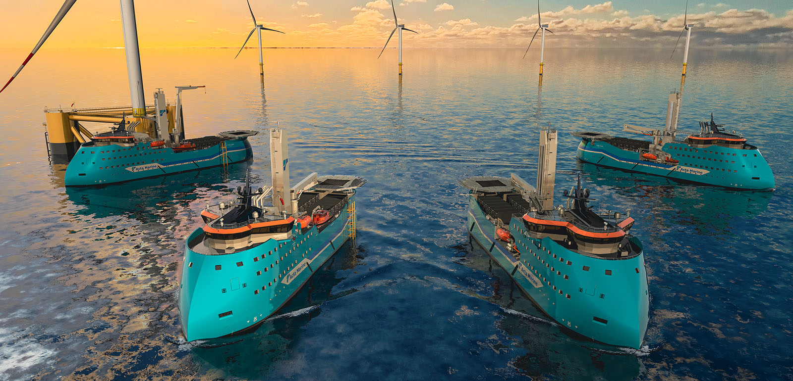 Ulstein designs two more methanol fuelled CSOV’s for Acta Marine